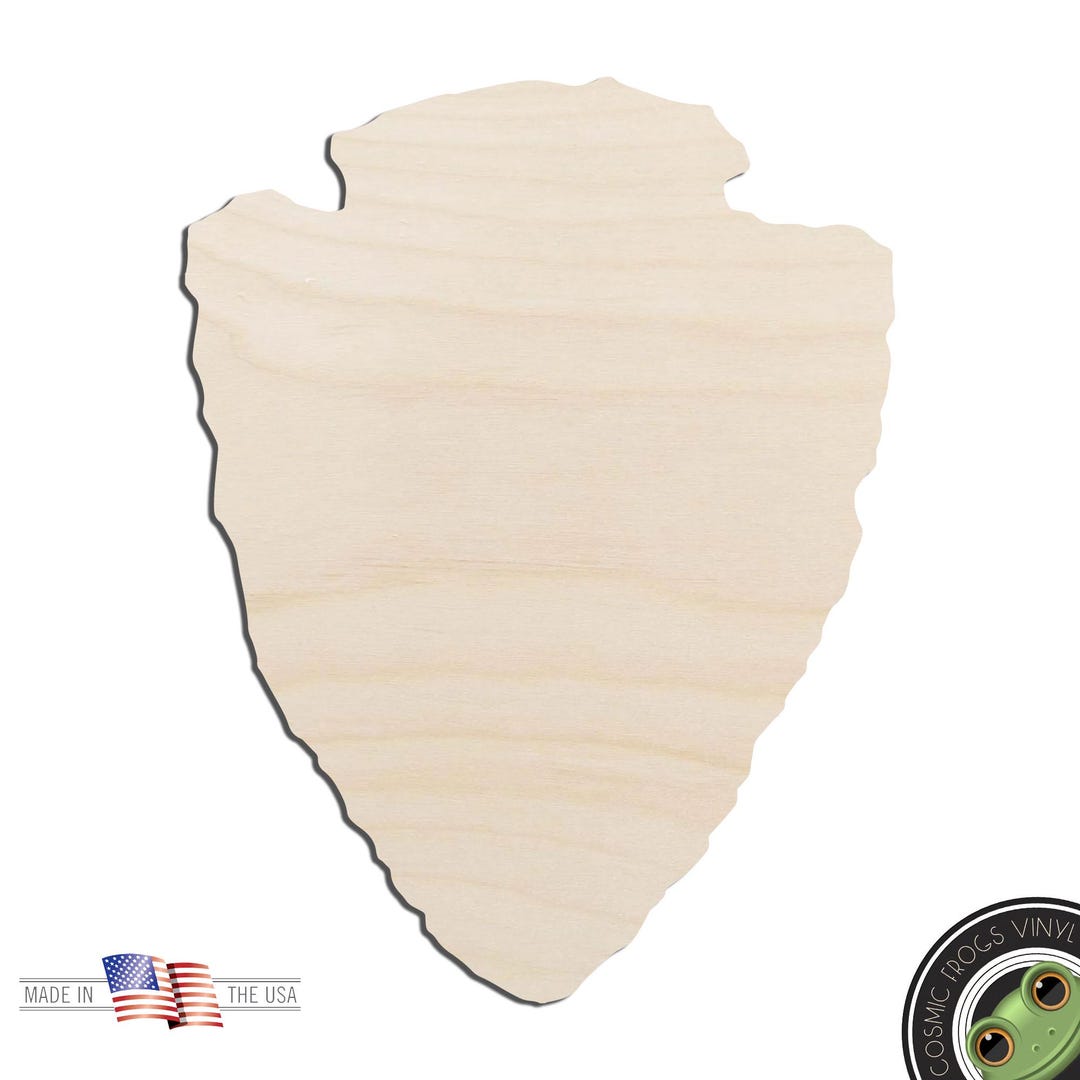 Arrowhead Laser Cut Out Unfinished Wood Shape Craft Supply - Etsy