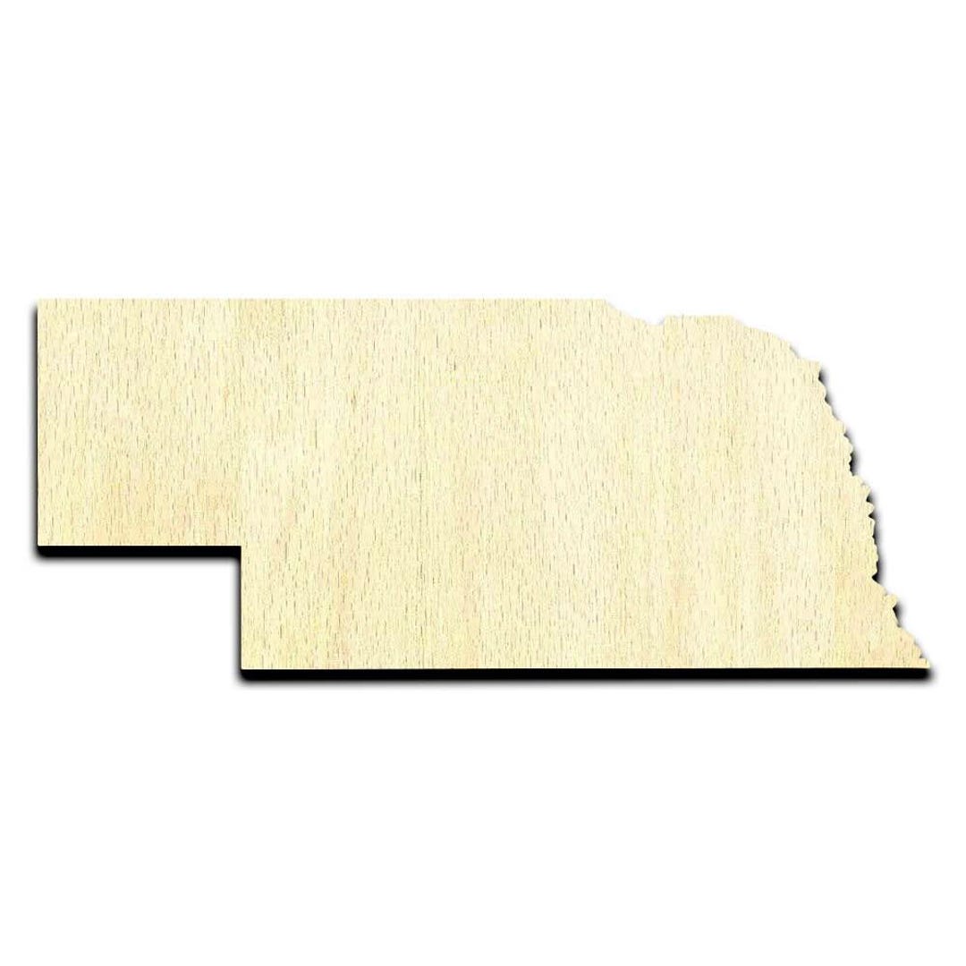 Nebraska State Laser Cut Out Unfinished Wood Shape Craft Supply - Etsy