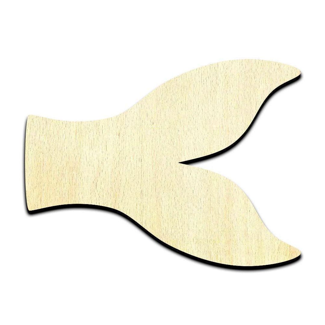 Fish Tail Laser Cut Out Unfinished Wood Shape Craft Supply - Etsy
