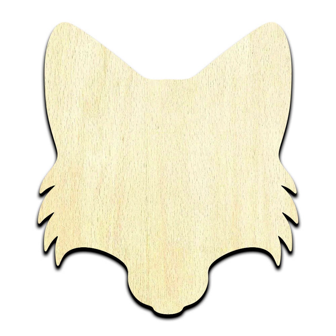 Fox Head 2 Laser Cut Out Unfinished Wood Shape Craft Supply - Etsy