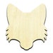 Fox Head 2 Laser Cut Out Unfinished Wood Shape Craft Supply - Etsy