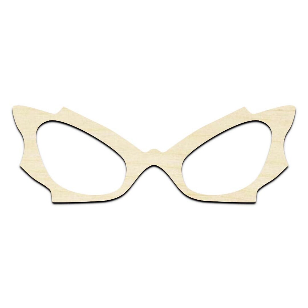 Eyeglasses Frames 2 Laser Cut Out Unfinished Wood Shape Craft Supply - Etsy