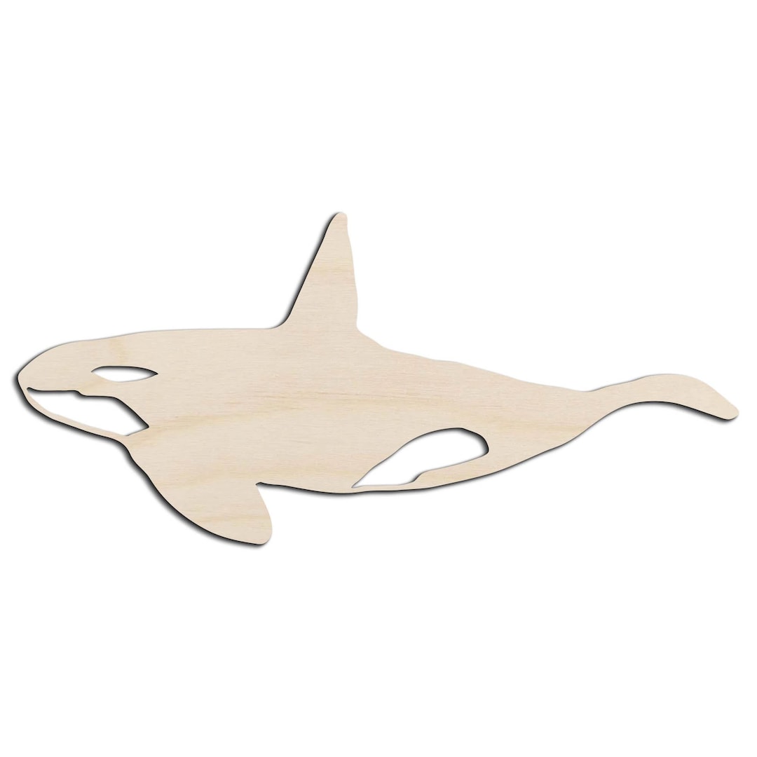 Orca Killer Whale Laser Cut Out Unfinished Wood Shape Craft Supply - Etsy