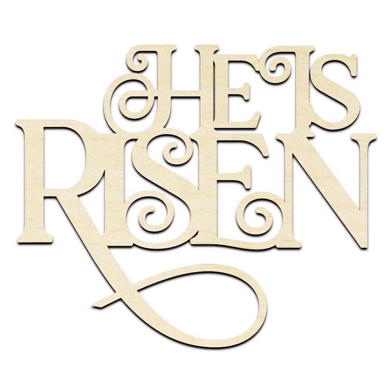 He is Risen Banner - Etsy