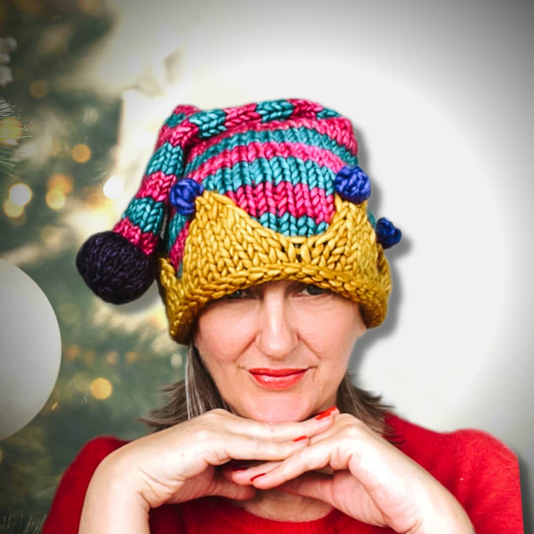 Cheeky Little Elf Knitting Pattern, Digital Download of Christmas Elf ...