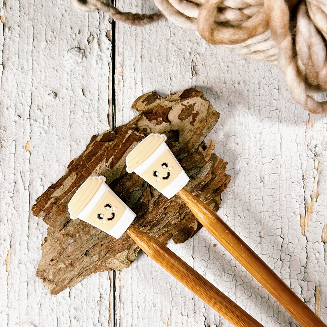 Coffee Cup Stitch Stoppers for Knitting Perfect Stitch Minders or Point ...