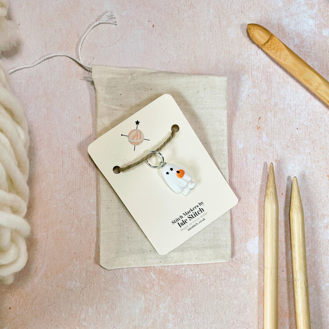 Single Ghost Stitch Marker Your Choice of Findings for Your Knitting ...