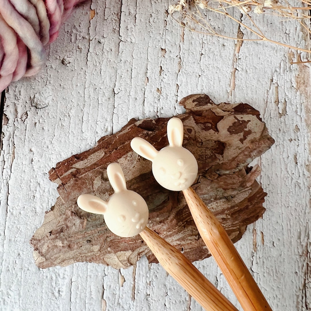 Bunny Stitch Stoppers Rabbit Stitch Keepers Needle Minders - Etsy