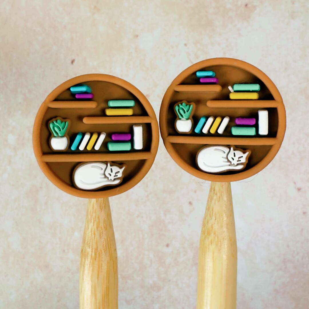 Book Shelf Stitch Stoppers Keep Your Knit Stitches Safe, the Perfect ...