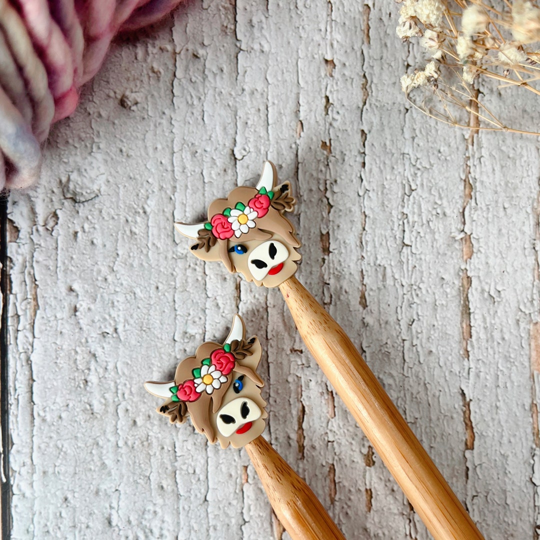 Highland Cow Stitch Stoppers for Knitting, the Perfect Stitch Minders ...