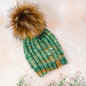 Stick or Twist Beanie Pattern Knit a Simple Ribbed Beanie or Decorative ...