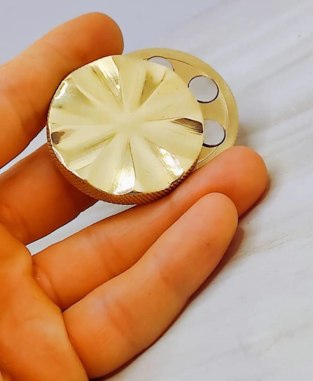 ROTATING Haptic Coin / Fidget / Worry Coin / Brass EDC / Sensory Toy ...