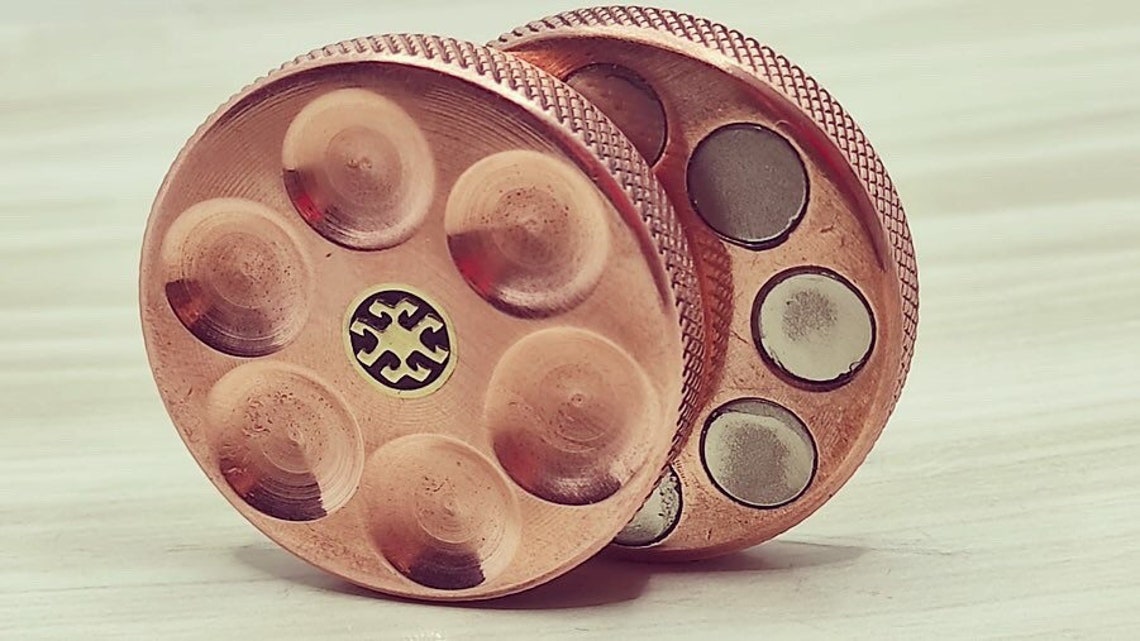 Haptic Coin With Custom Pin / Fidget / Worry Coin / Brass EDC - Etsy