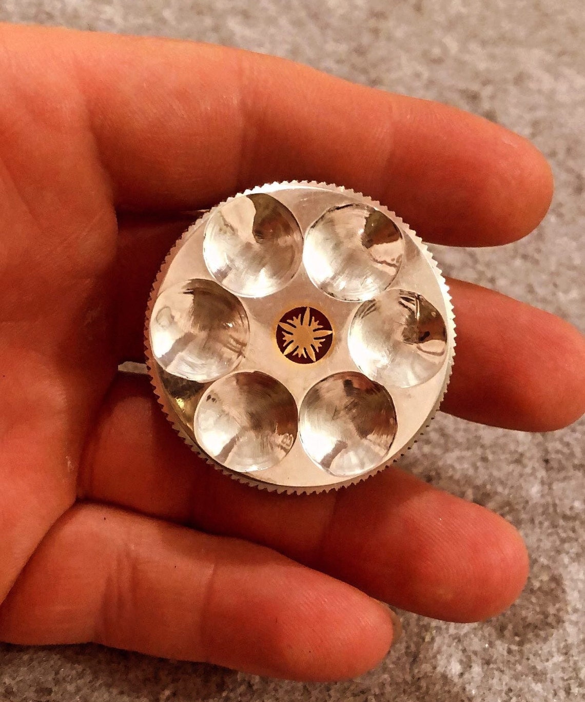 Haptic Coin With Custom Pin / Fidget / Worry Coin / Brass EDC - Etsy