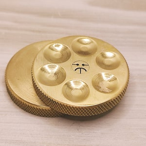 Haptic Coin With Custom Pin Happy Face and Sad Face / Fidget / Worry ...