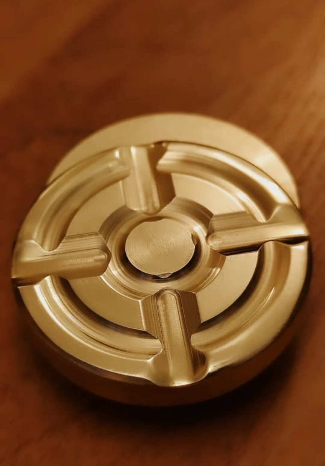 The Flow Haptic Coin / Fidget / Worry Coin / Brass EDC / - Etsy