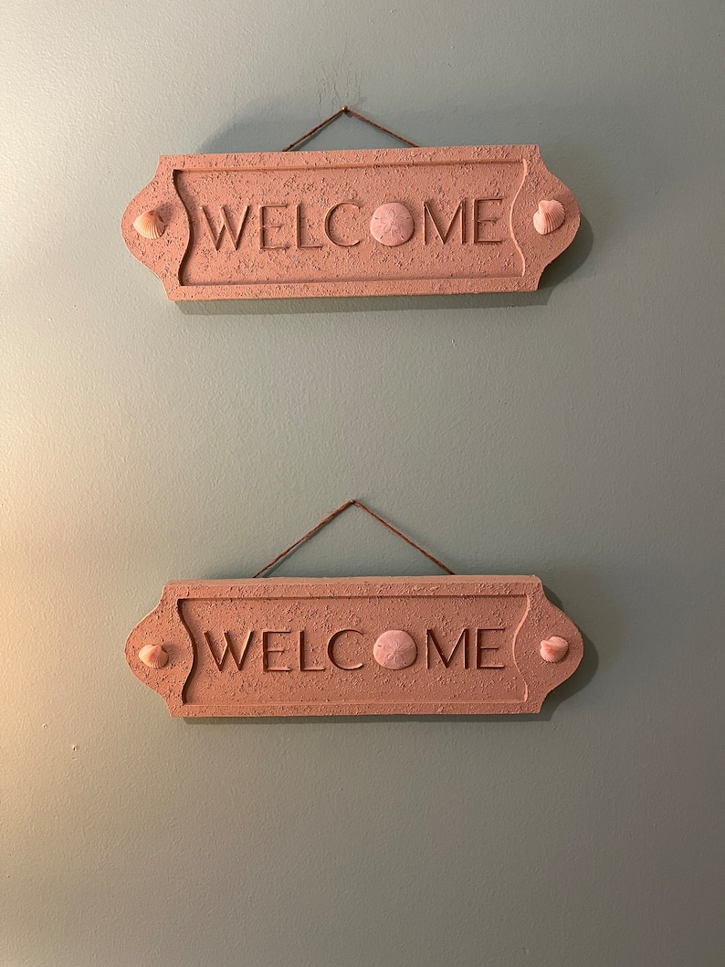 Hanging Welcome Sign - Etsy