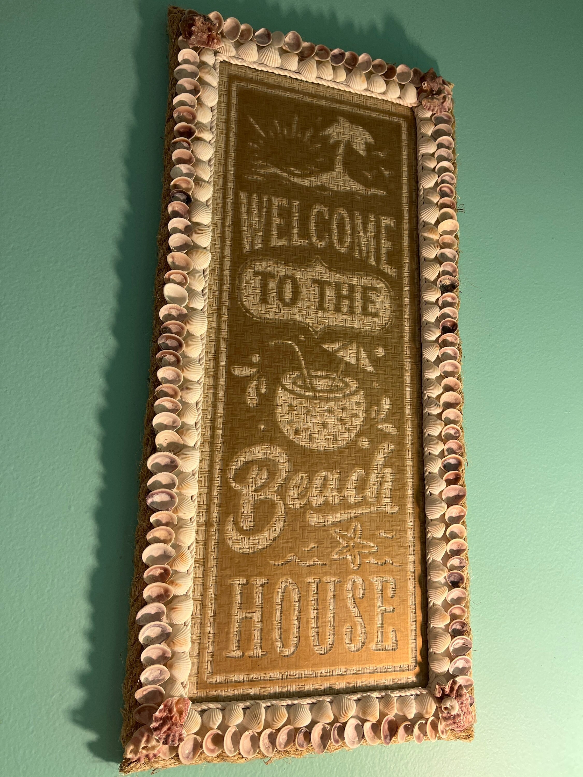 Etched Beach House Welcome Sign 1 Nautical Decor - Etsy