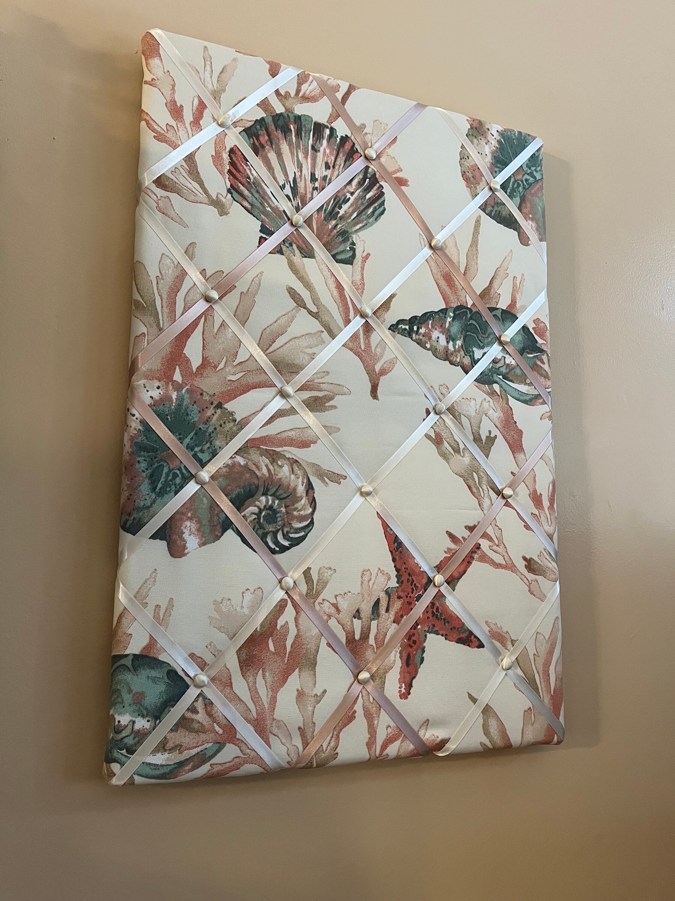 Large Coastal Themed Padded Photo Board - Etsy