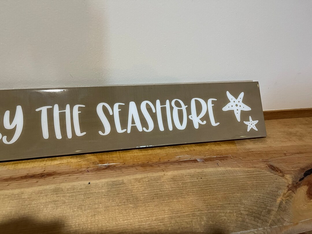 She Sells Seashells by the Seashore Sign, Costal, Beach, Nautical Decor ...