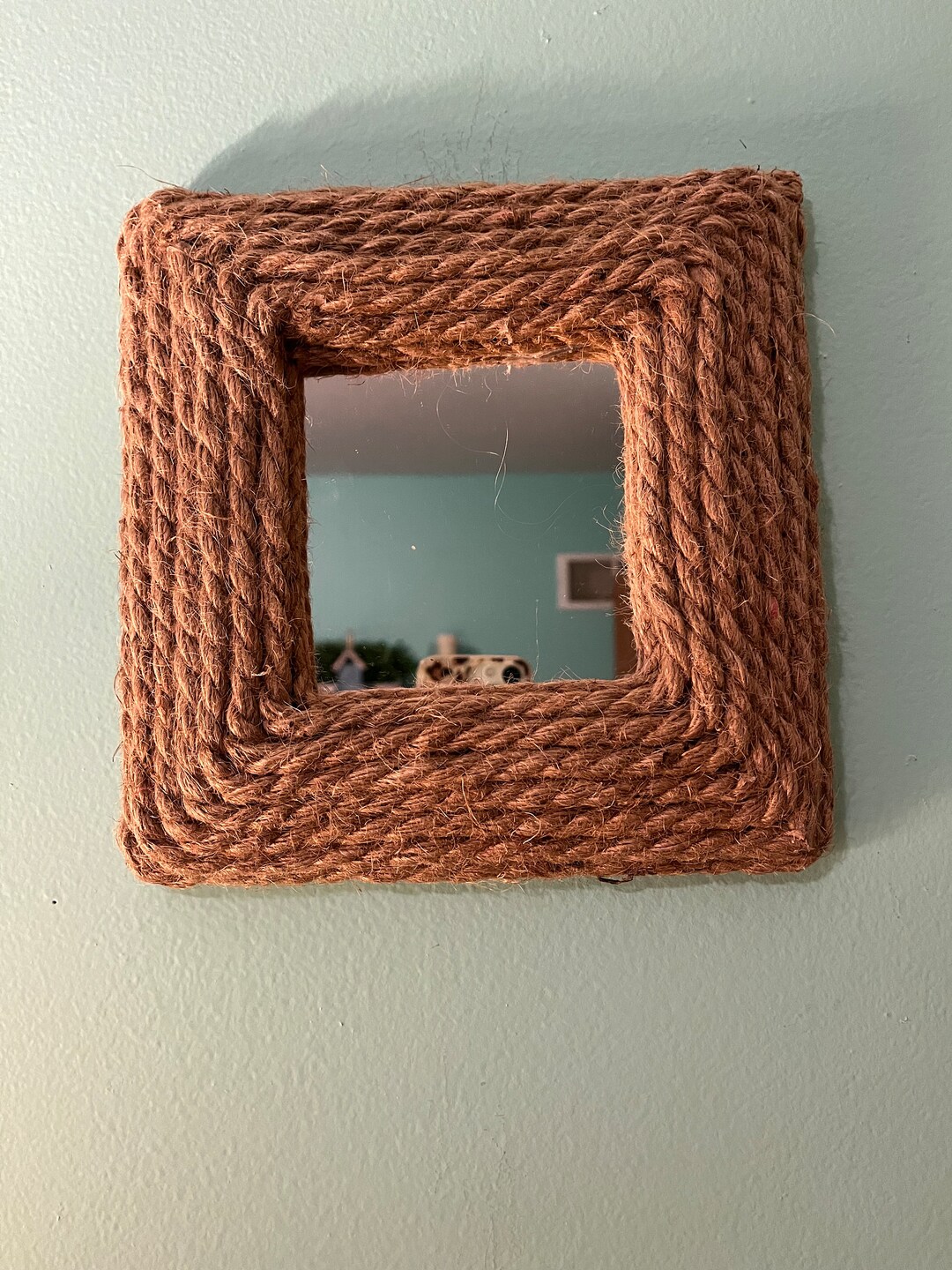 Nautical Square Rope Mirror - Etsy
