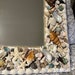 Large Square Seashell Embellished Beveled Mirror Nautical Theme - Etsy