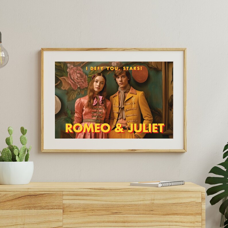 Wes Anderson Romeo and Juliet Poster | Printable Wall Art | Movie ...