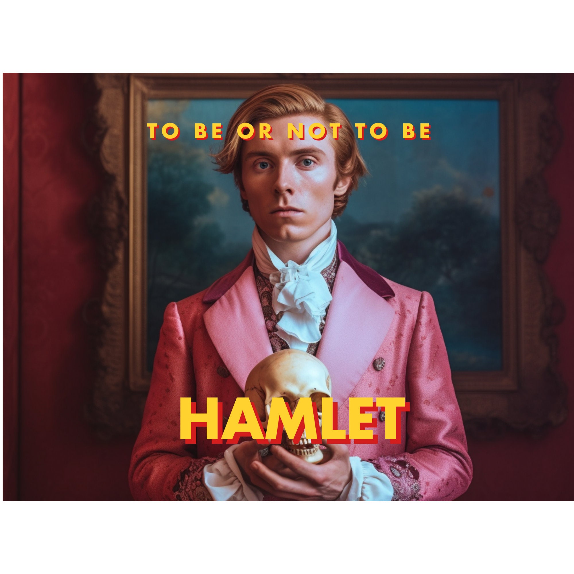 Wes Anderson Hamlet Poster | Printable Wall Art | Movie Poster ...