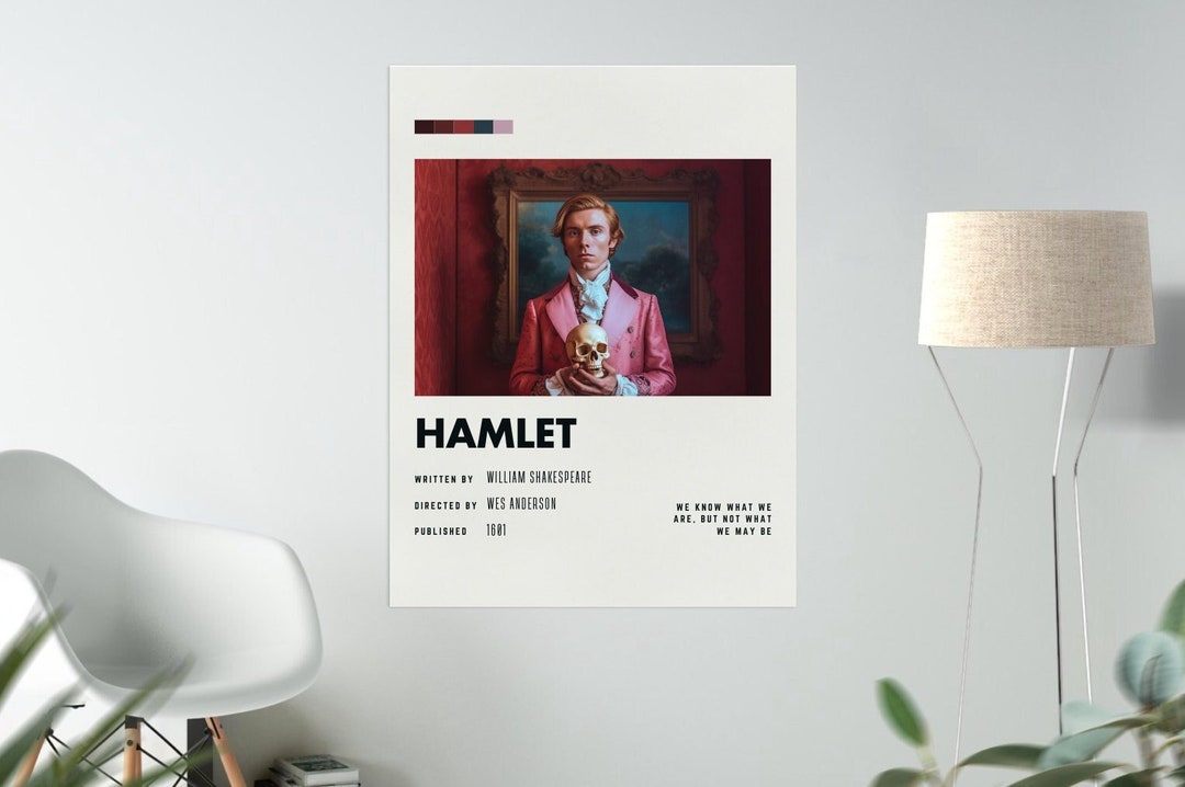 Wes Anderson Hamlet Poster | Printable Wall Art | Movie Poster ...