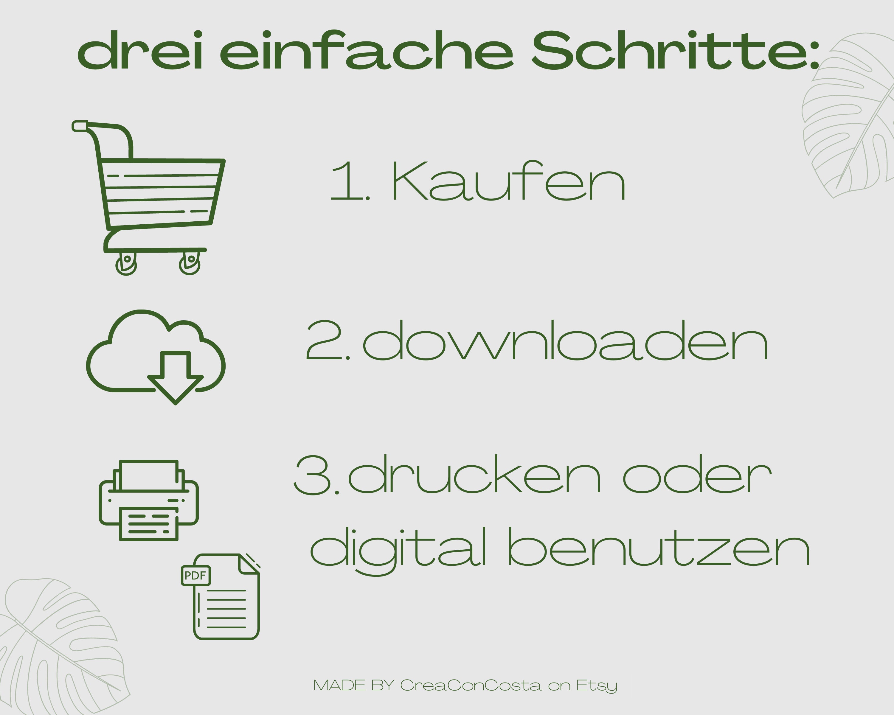 Timetable PDF Template A4 Landscape Format German / German to Print Out ...