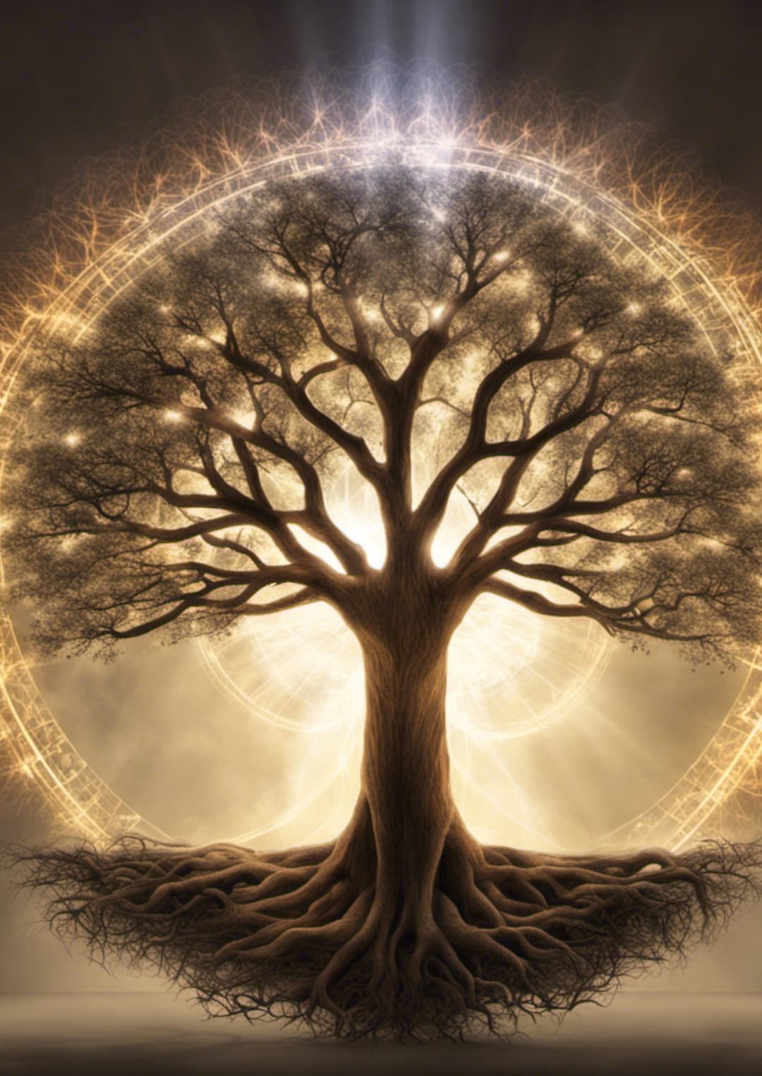Amazing A4 AI Art Print of the Tree of Life From Mythology - Etsy