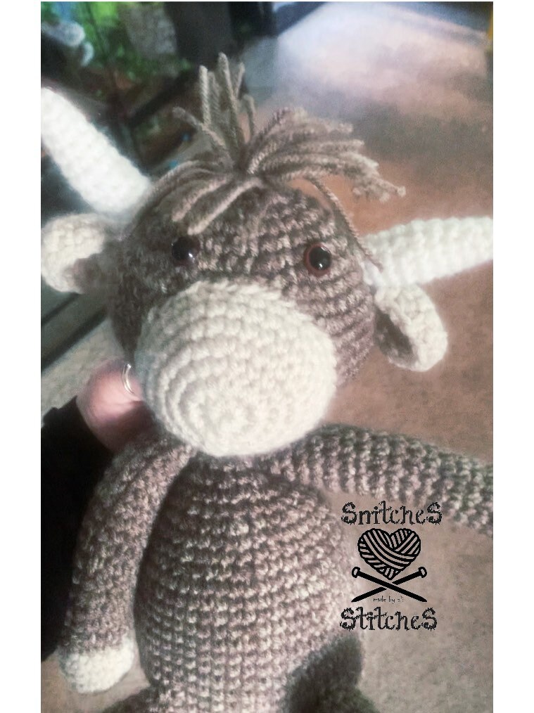 Cuddly Crochet Yak Amigurumi Plushie | Etsy