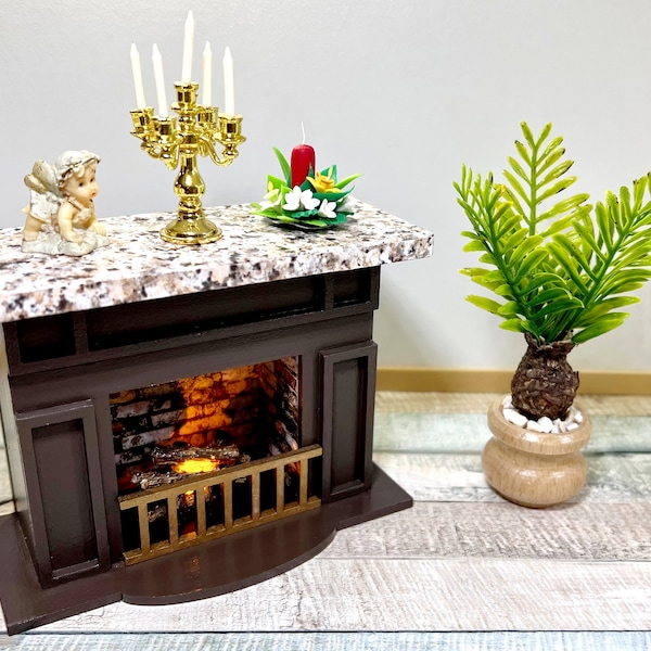 Dollhouse Fireplace - Etsy