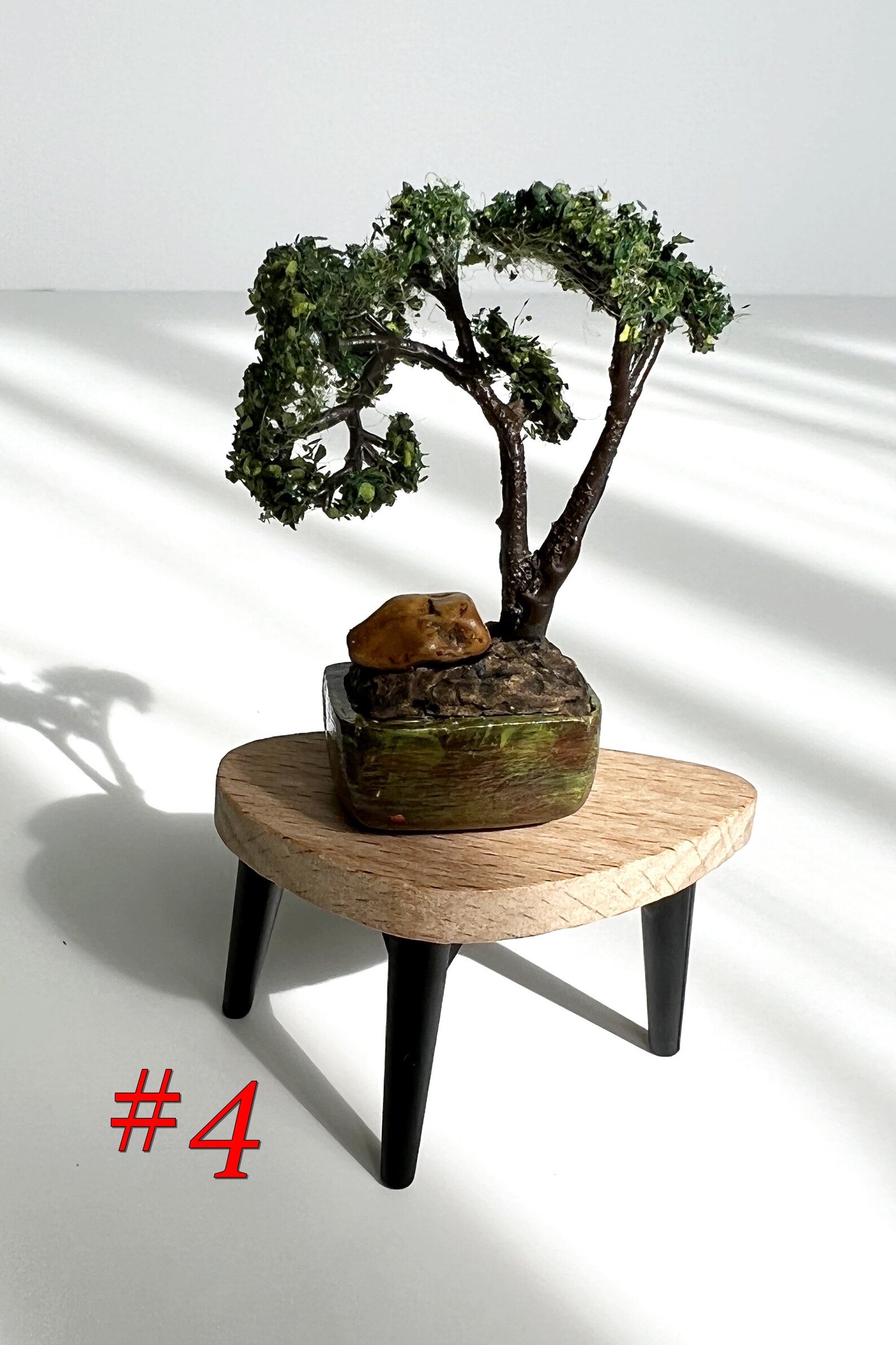 Miniature Bonsai Tree for Dollhouse. Miniature Plants in a Pot | Etsy