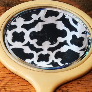 Beveled Hand Mirrors: Loonen French Ivory / Pyralin / Celluloid Circa ...