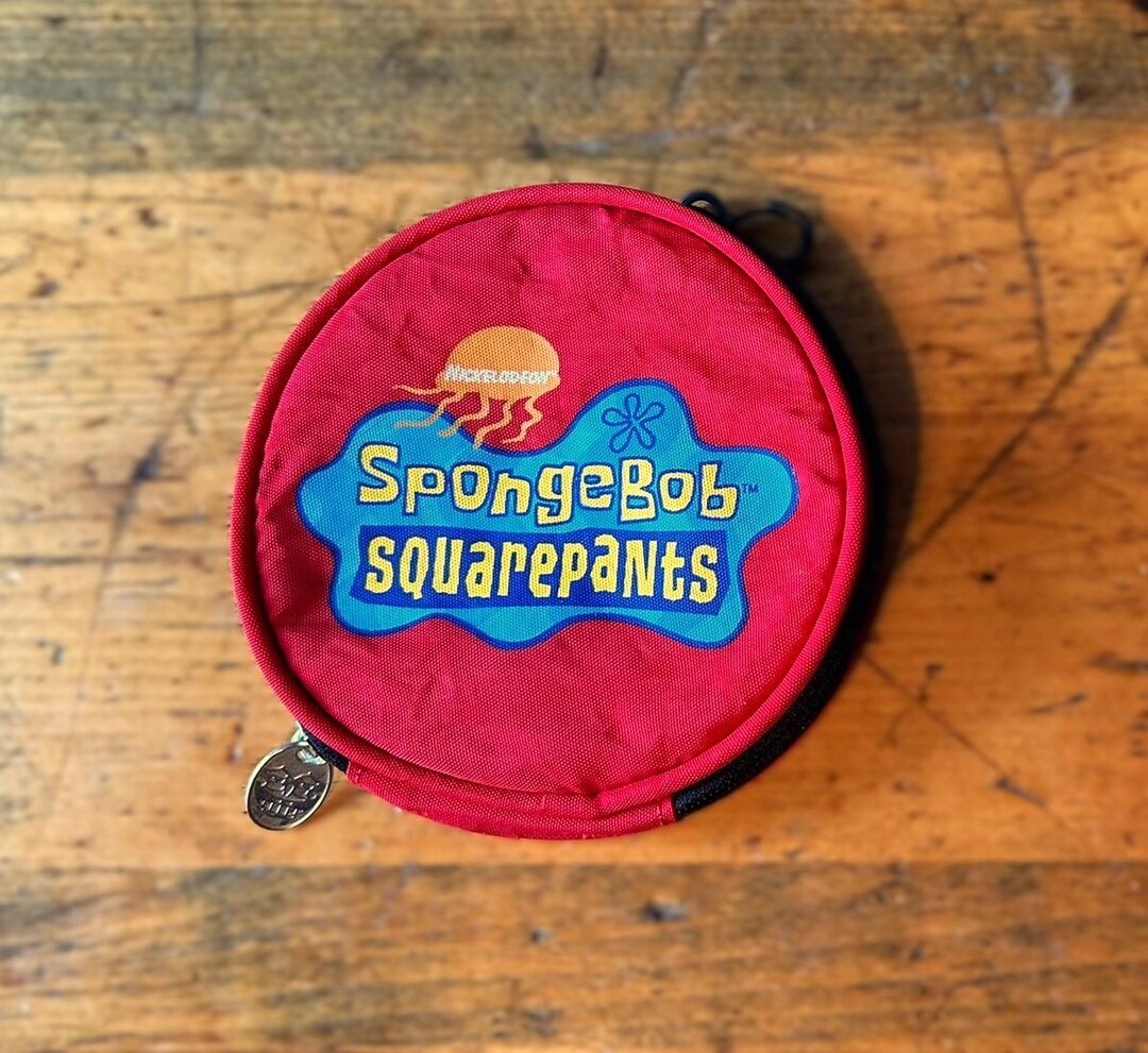 Spongebob Squarepants CD / DVD Case / Holder RARE Red: Holds 8 Discs ...