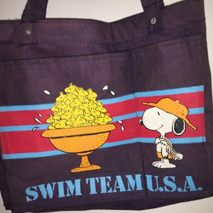 Vintage Snoopy & Woodstock peanuts 1960s Swim Team - Etsy