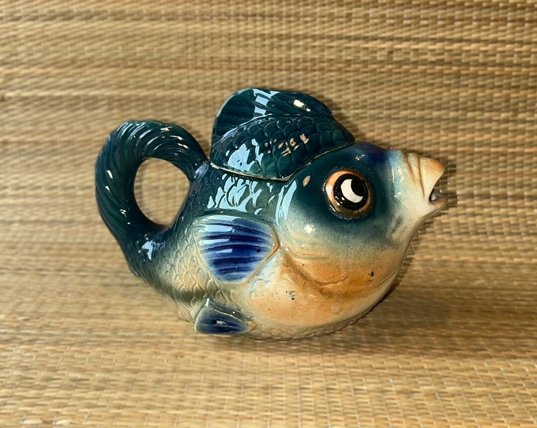 Koi Fish-shaped Teapot Vintage Shafford Japan - Etsy