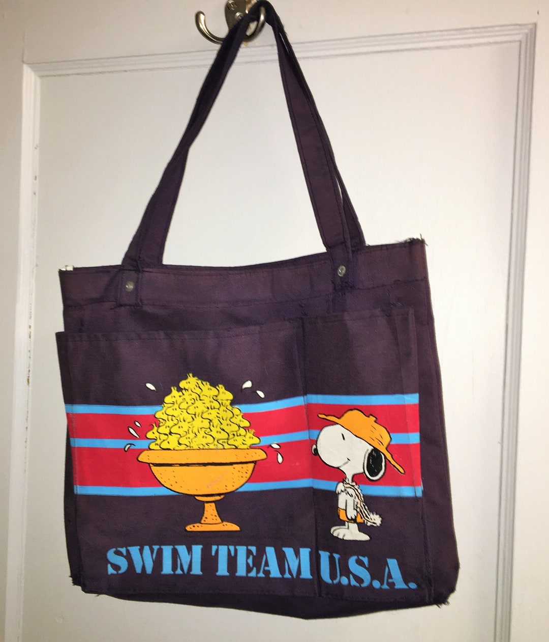 Vintage Snoopy & Woodstock peanuts 1960s Swim Team - Etsy