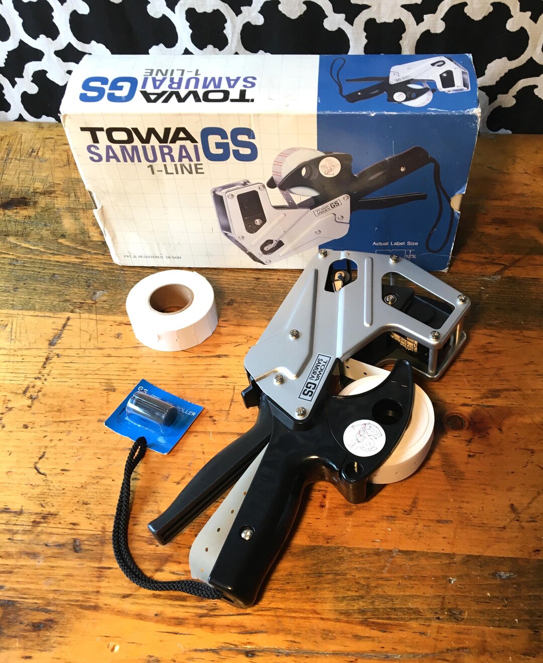 Towa Samurai GS 1-line Price Gun With 2 Rolls Price Tags & 2 Ink Rolls ...