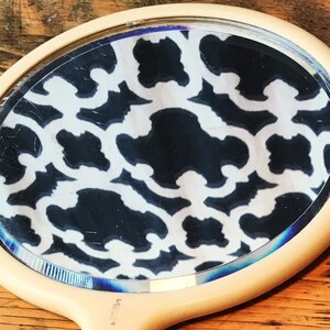 Beveled Hand Mirrors: Loonen French Ivory / Pyralin / Celluloid Circa ...