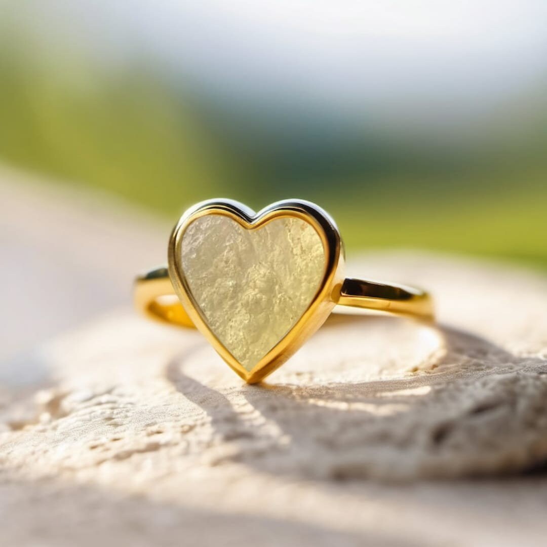 Libyan Desert Glass Ring, Authentic Libyan Desert Glass, Genuine Libyan ...