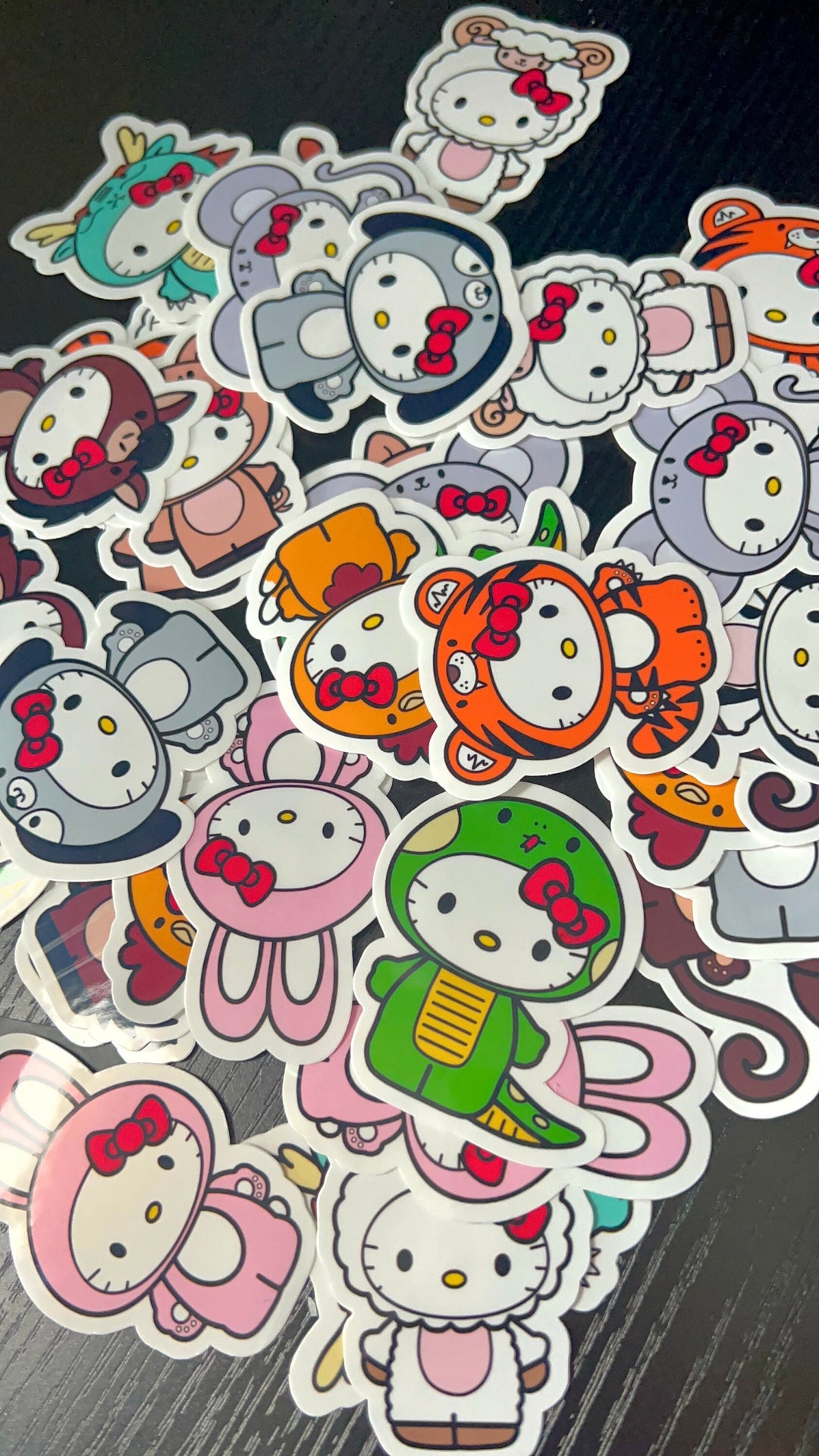 Hello Kitty Chinese Zodiac Stickers - Etsy