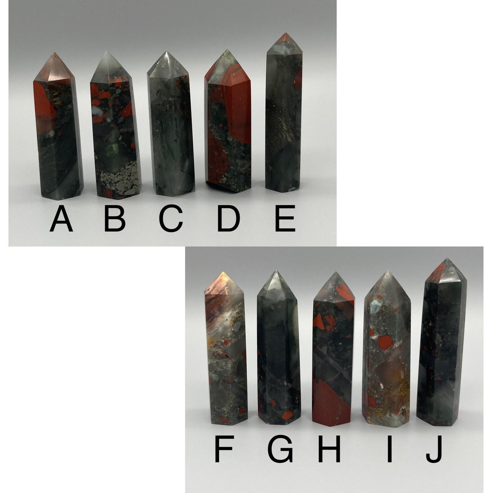 Bloodstone Tower YOU PICK 3 Inch African Bloodstone Point - Etsy