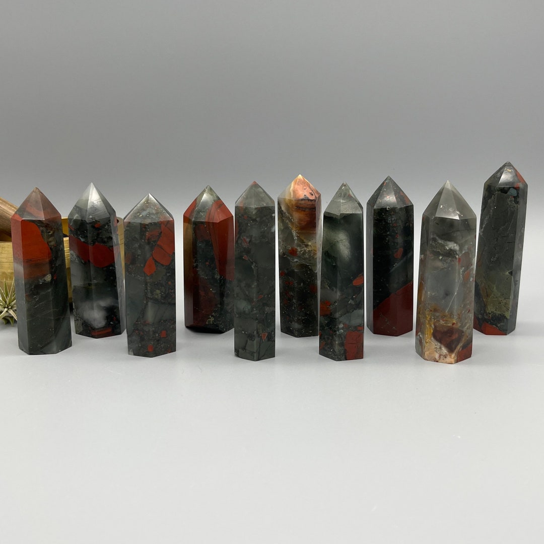 Bloodstone Tower YOU PICK 3 Inch African Bloodstone Point - Etsy
