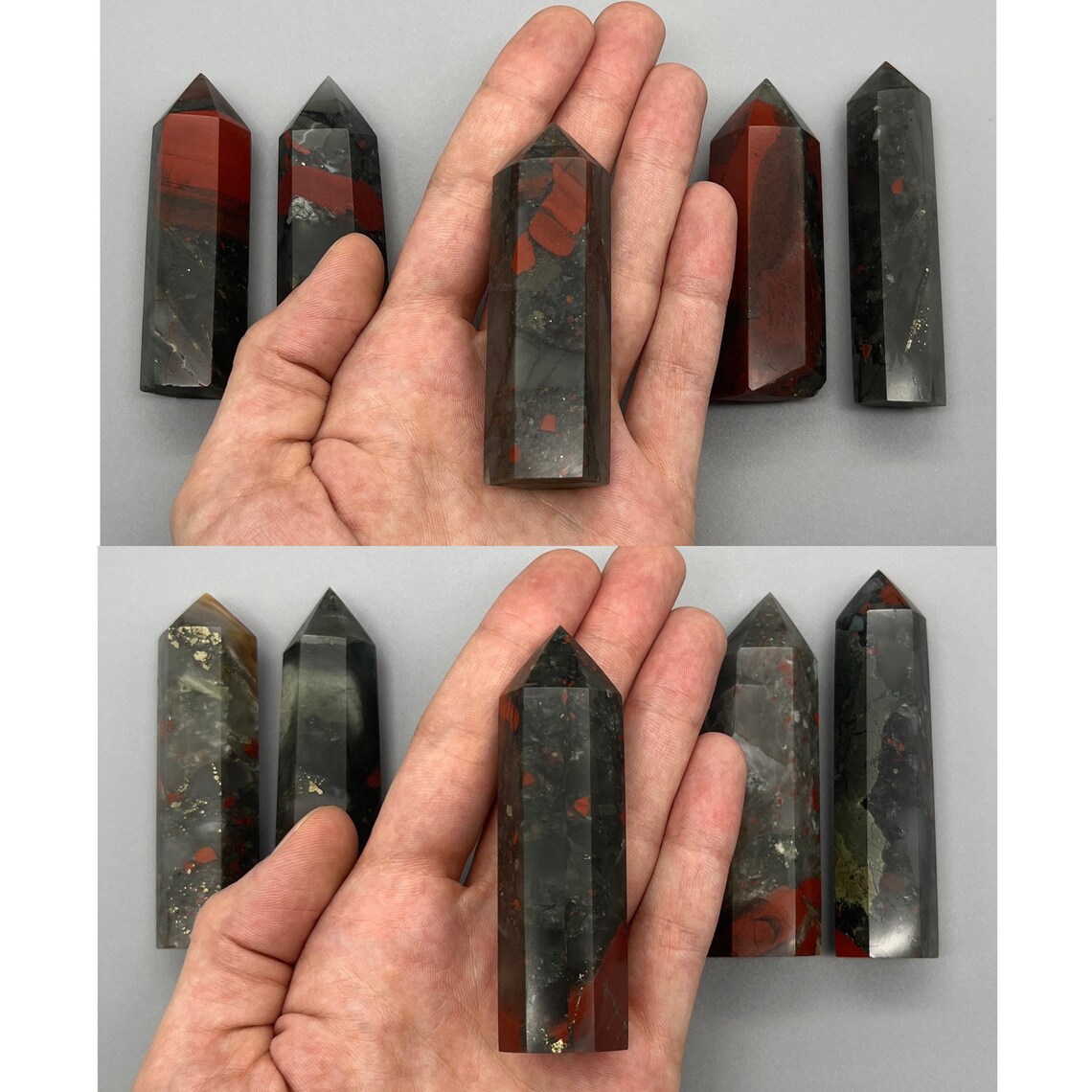 Bloodstone Tower YOU PICK 3 Inch African Bloodstone Point - Etsy