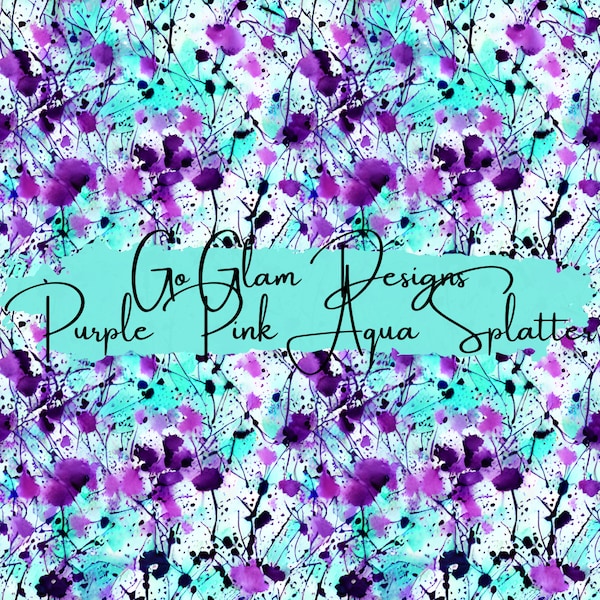 Purple and Aqua - Etsy