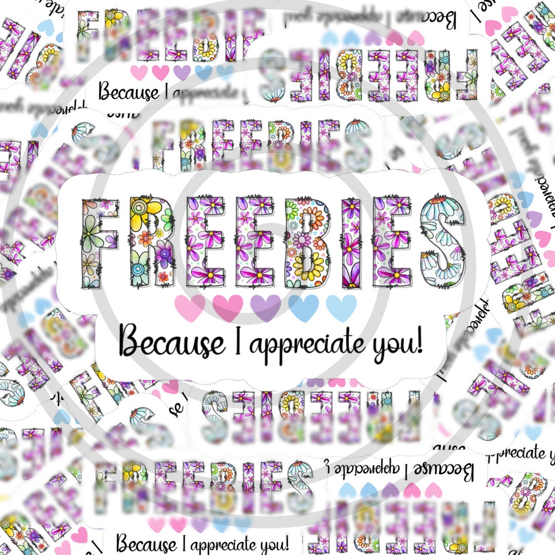 PNG Sticker Download , Freebies Floral Small Business Sticker, Thank ...