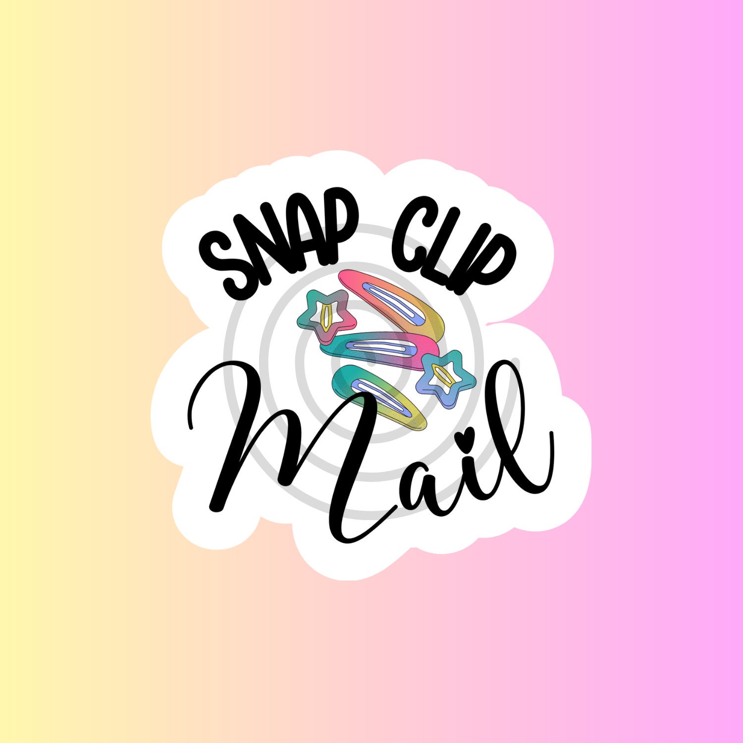 PNG Sticker Download, Snap Slip Mail Sticker Template, Small Business ...