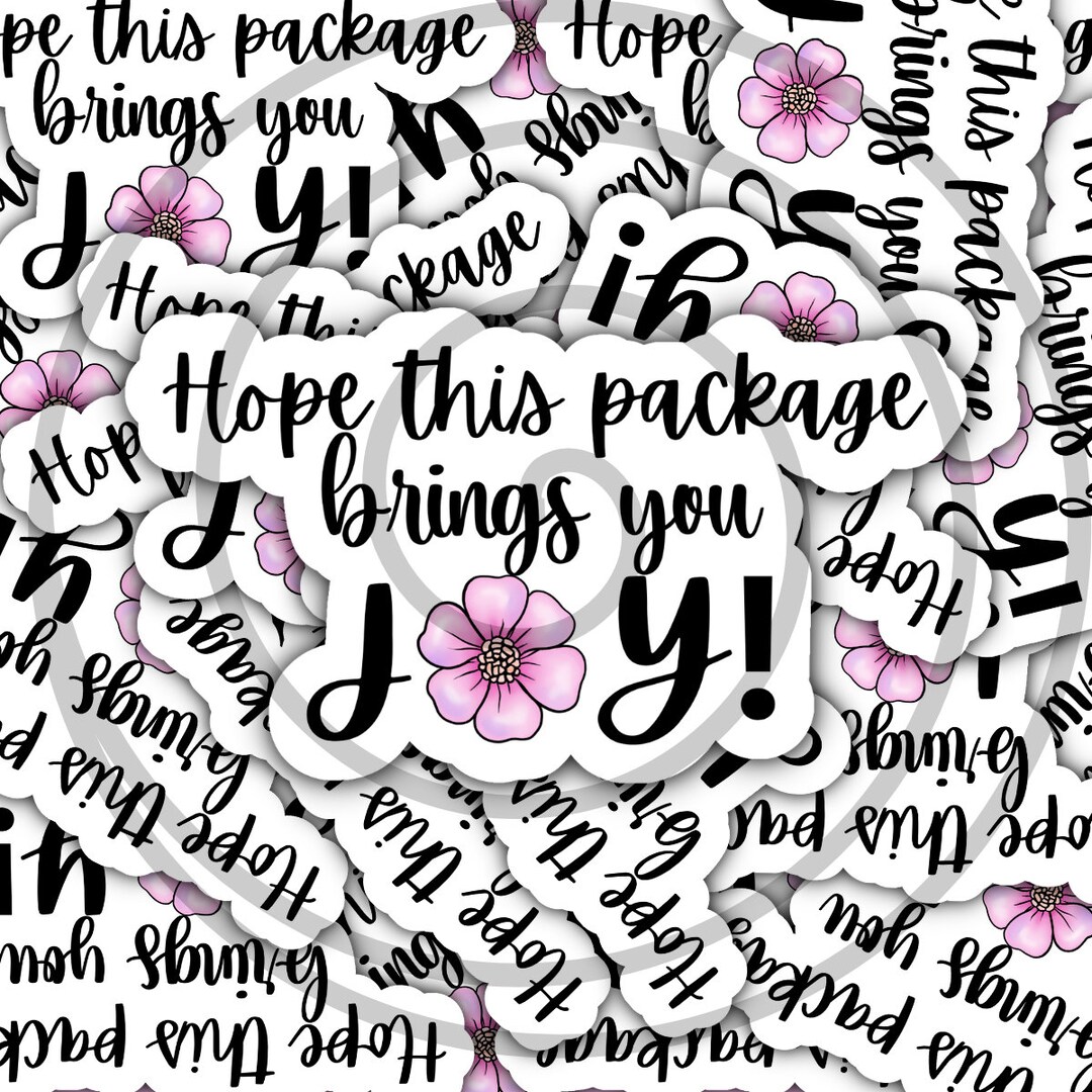 Hope Brings Joy Sticker Template, Small Business (digital Download) - Etsy